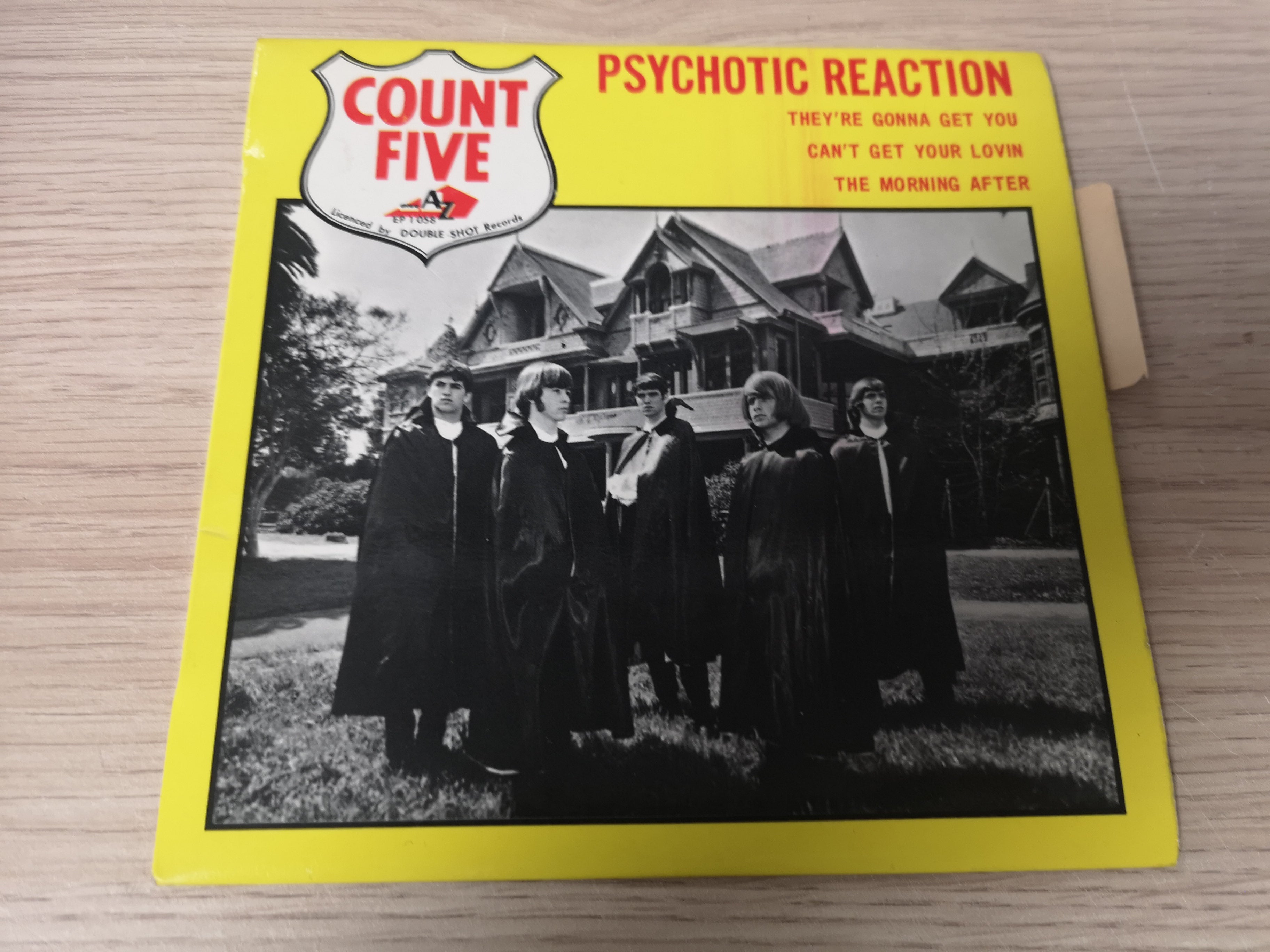 Count Five "Psychotic Reaction" Orig France 1966 M-/VG++ (7" EP) – bassin-maquette