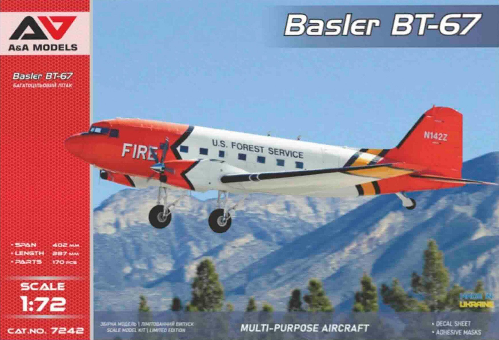 Basler BT-67 - A&A MODELS 1/72 – bassin-maquette