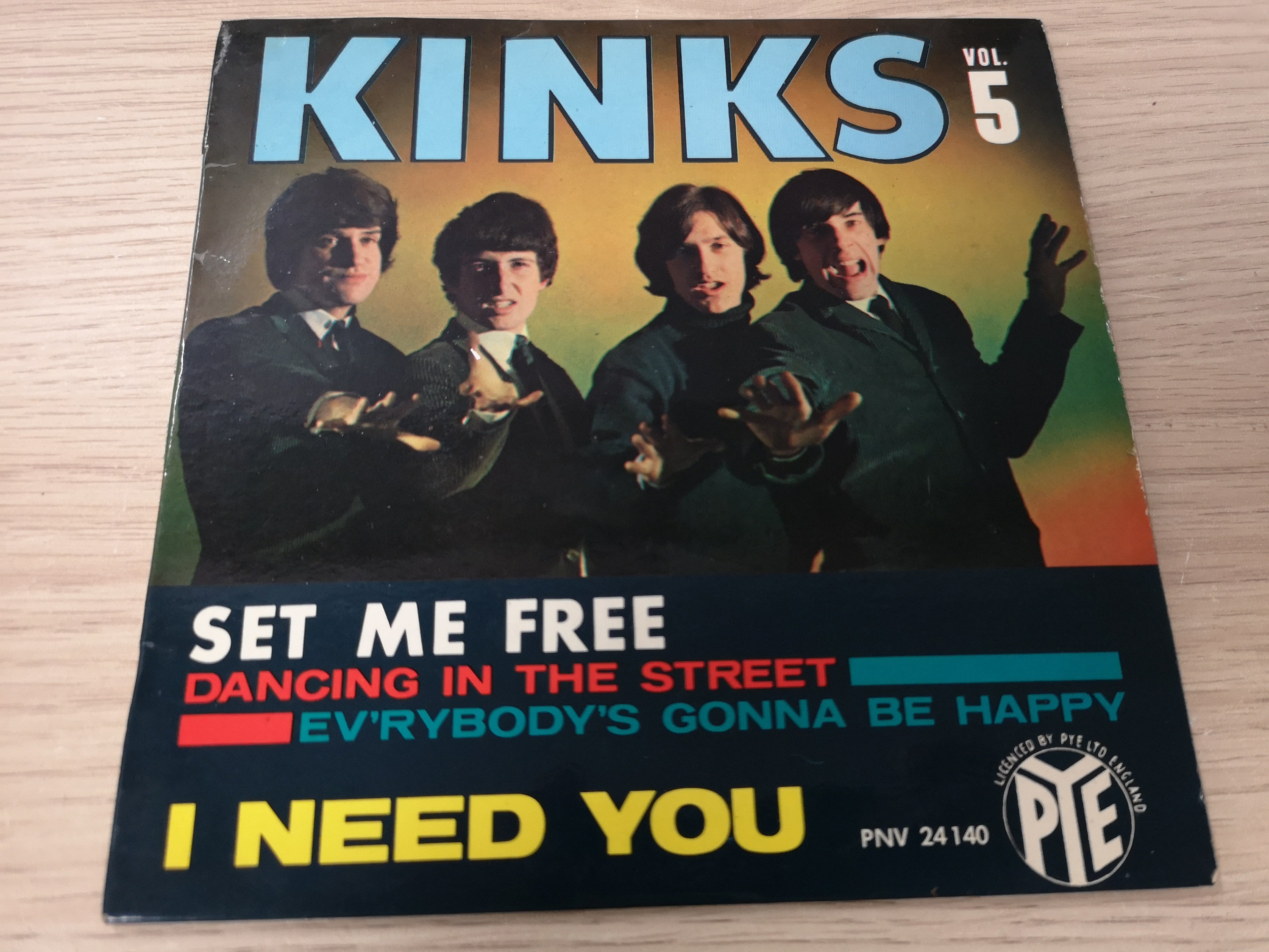 Kinks "Dancing In The Street" Orig France EP 1965 M-/M- (7" EP ...