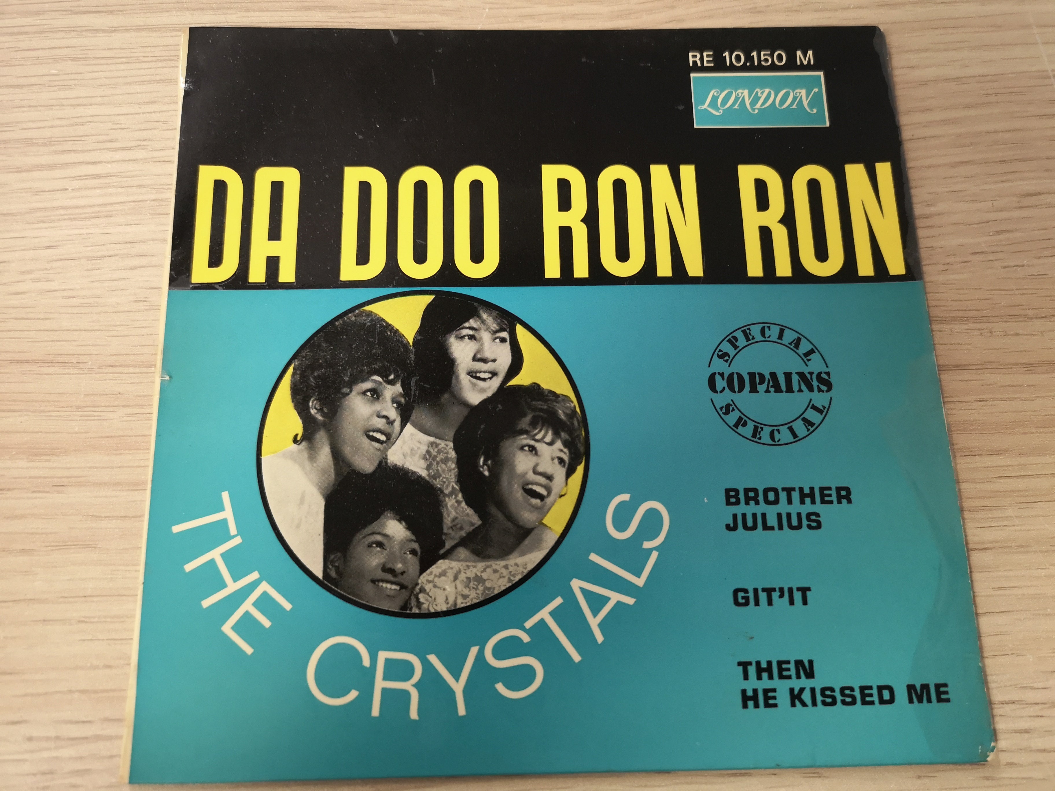 Crystals "Da Doo Ron Ron" Orig France 1963 EX/M- (7" EP) – bassin-maquette