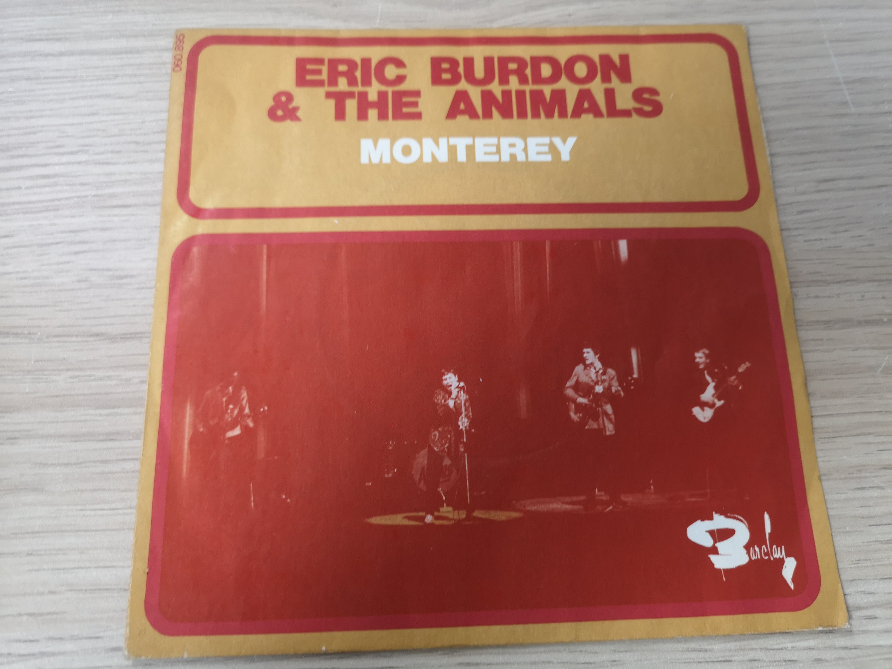 Eric Burdon & The Animals "Monterey" Orig France 1967 M-/M- (7" Single ...