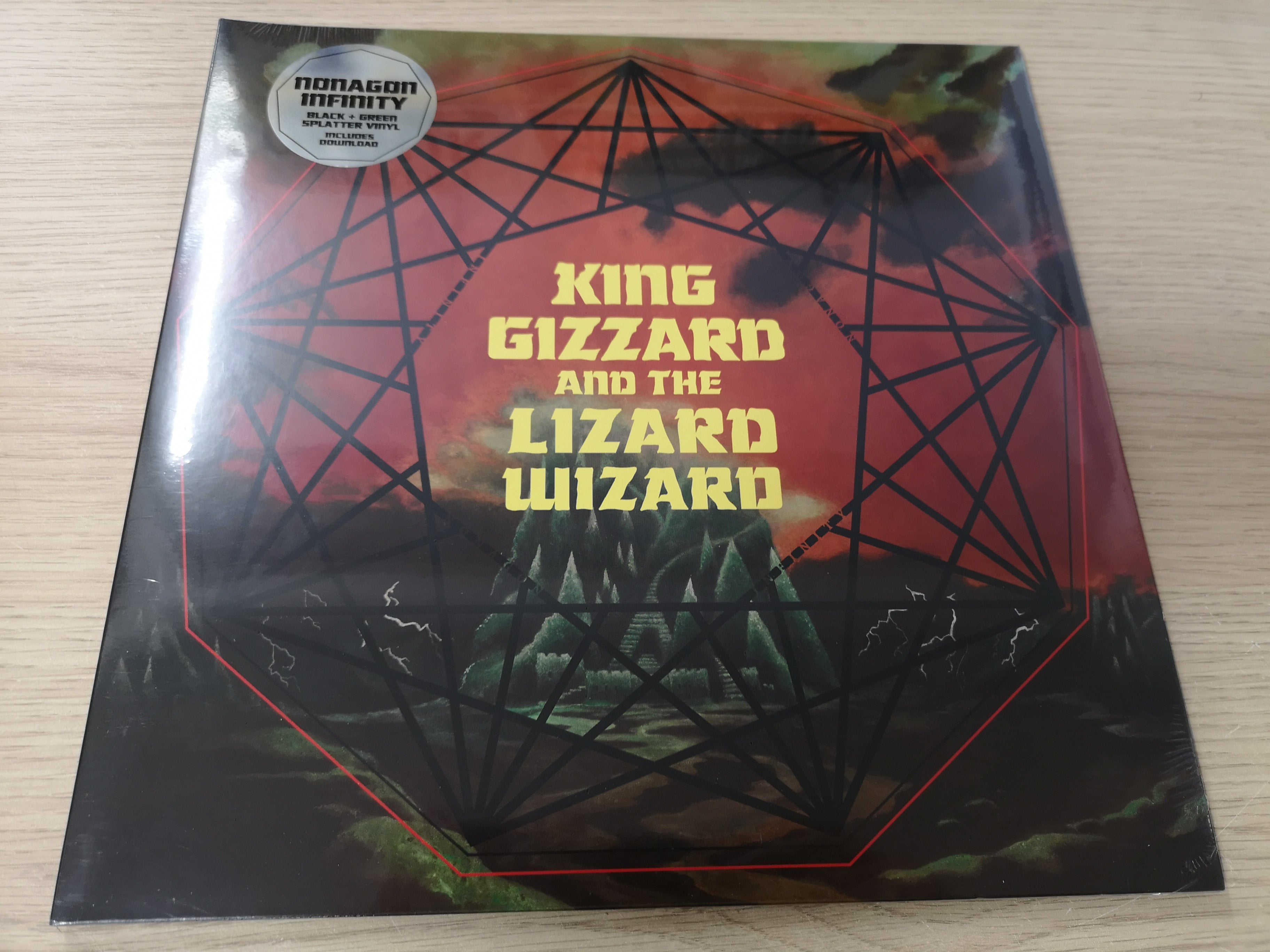 King Gizzard and the Lizard Wizard "Nonagon Infinity" Black/Green Viny ...