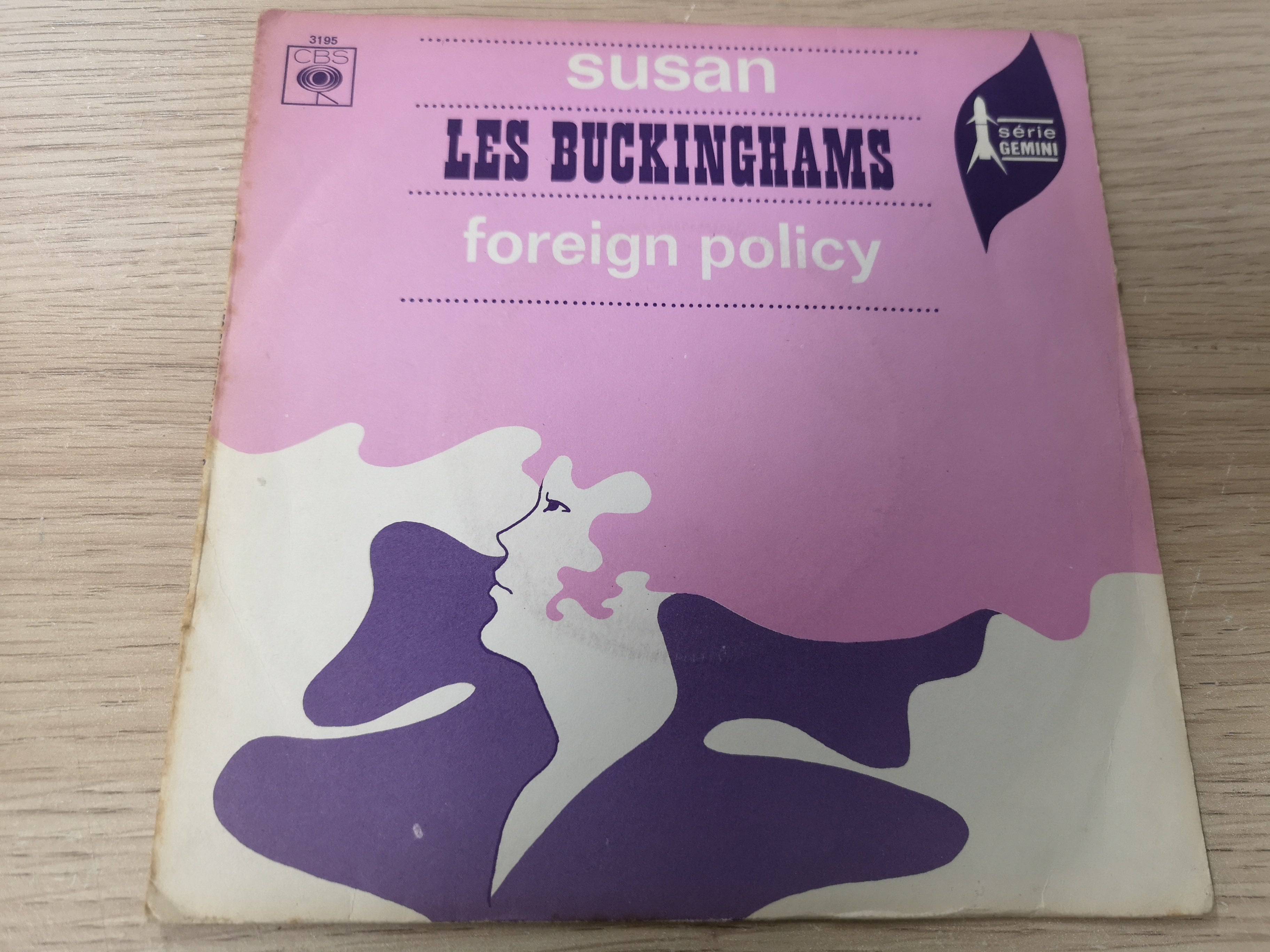 Buckinghams "Susan" Orig France 1967 VG+/EX (7" Single) – bassin-maquette