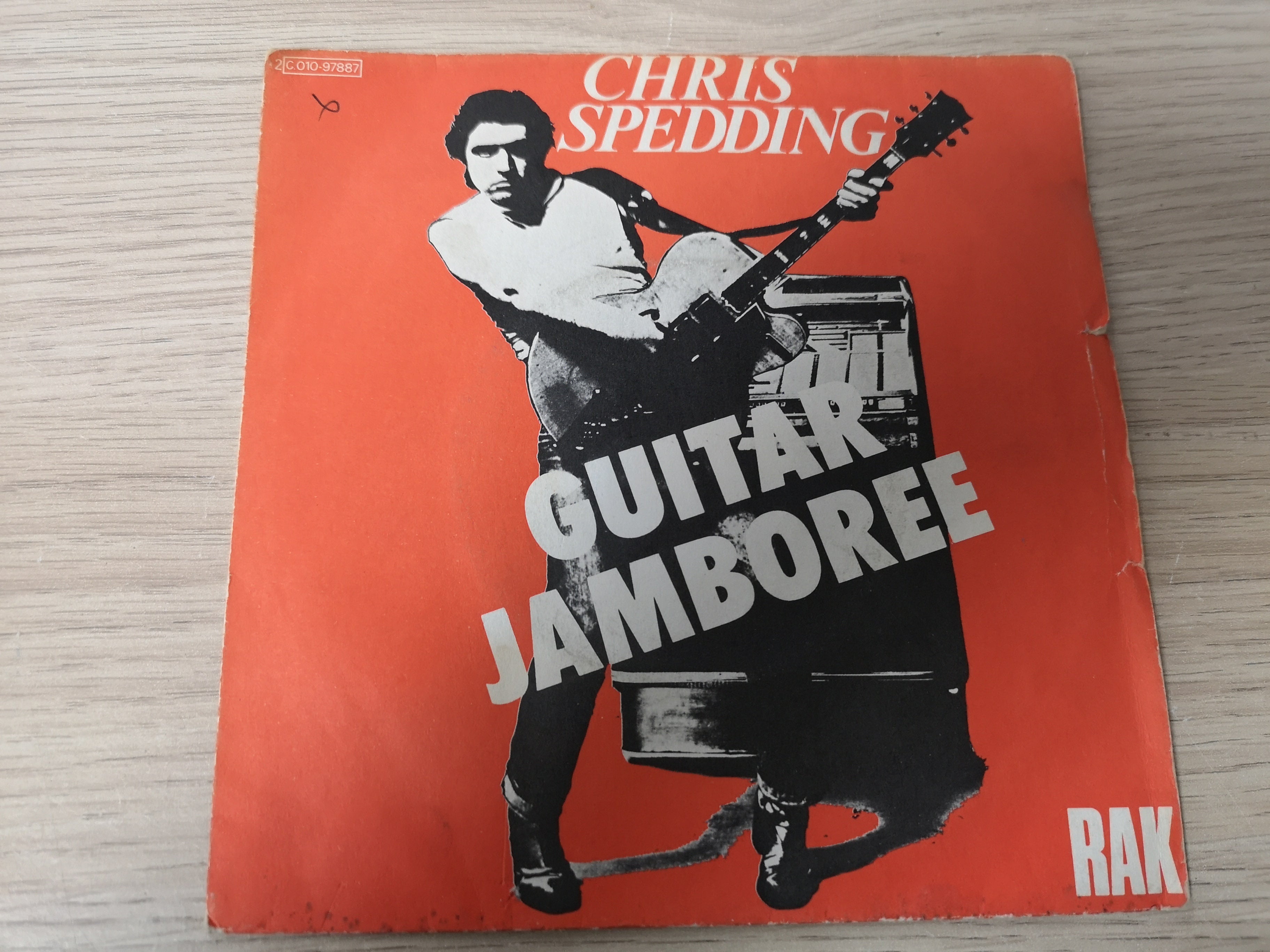 Chris Spedding "Guitar Jamboree" Orig France 1976 VG+/VG+ (7" Single ...