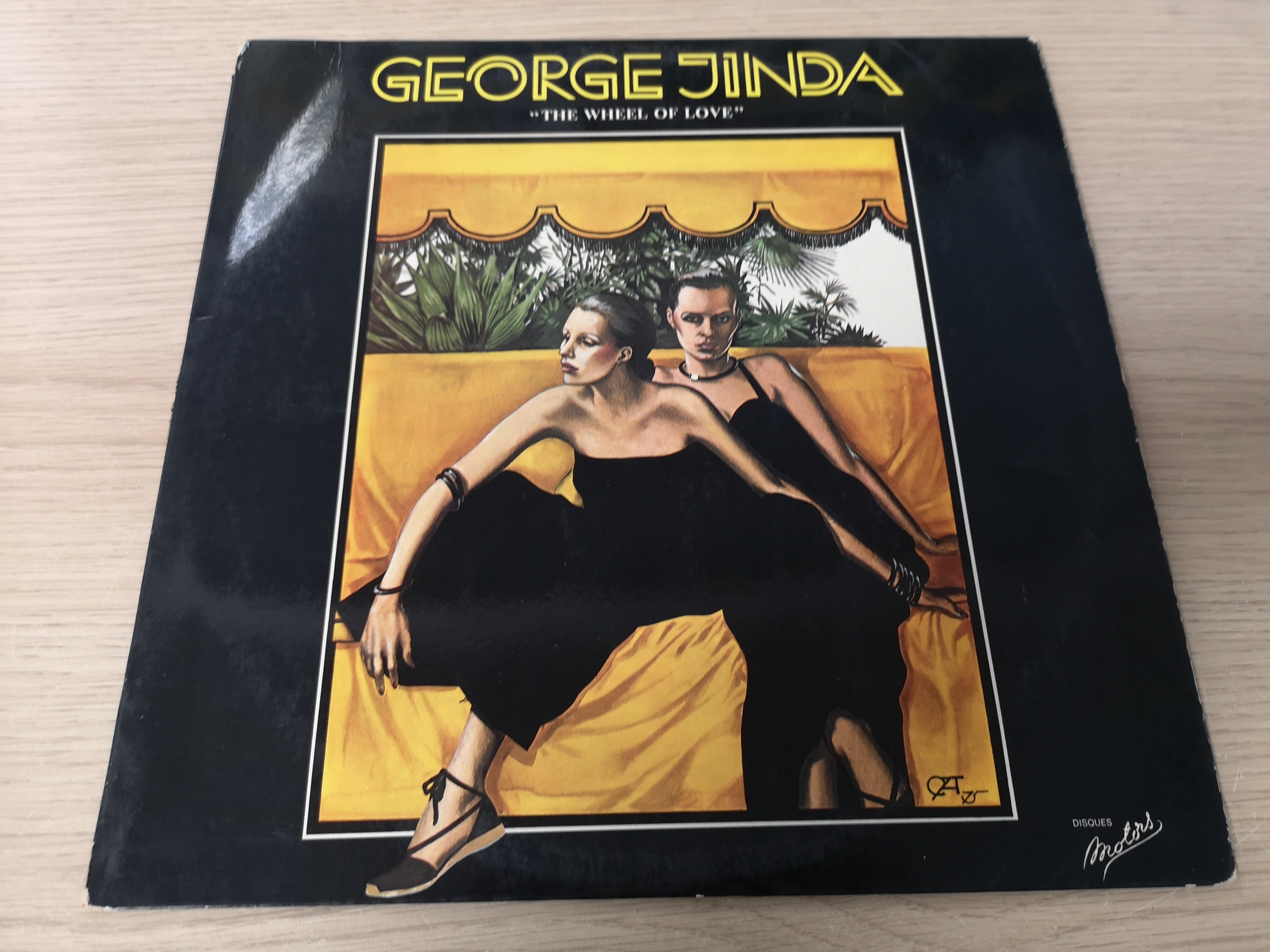 George Jinda "The Wheel of Love" Orig France 1975 VG/VG++ (Jazz Rock F ...