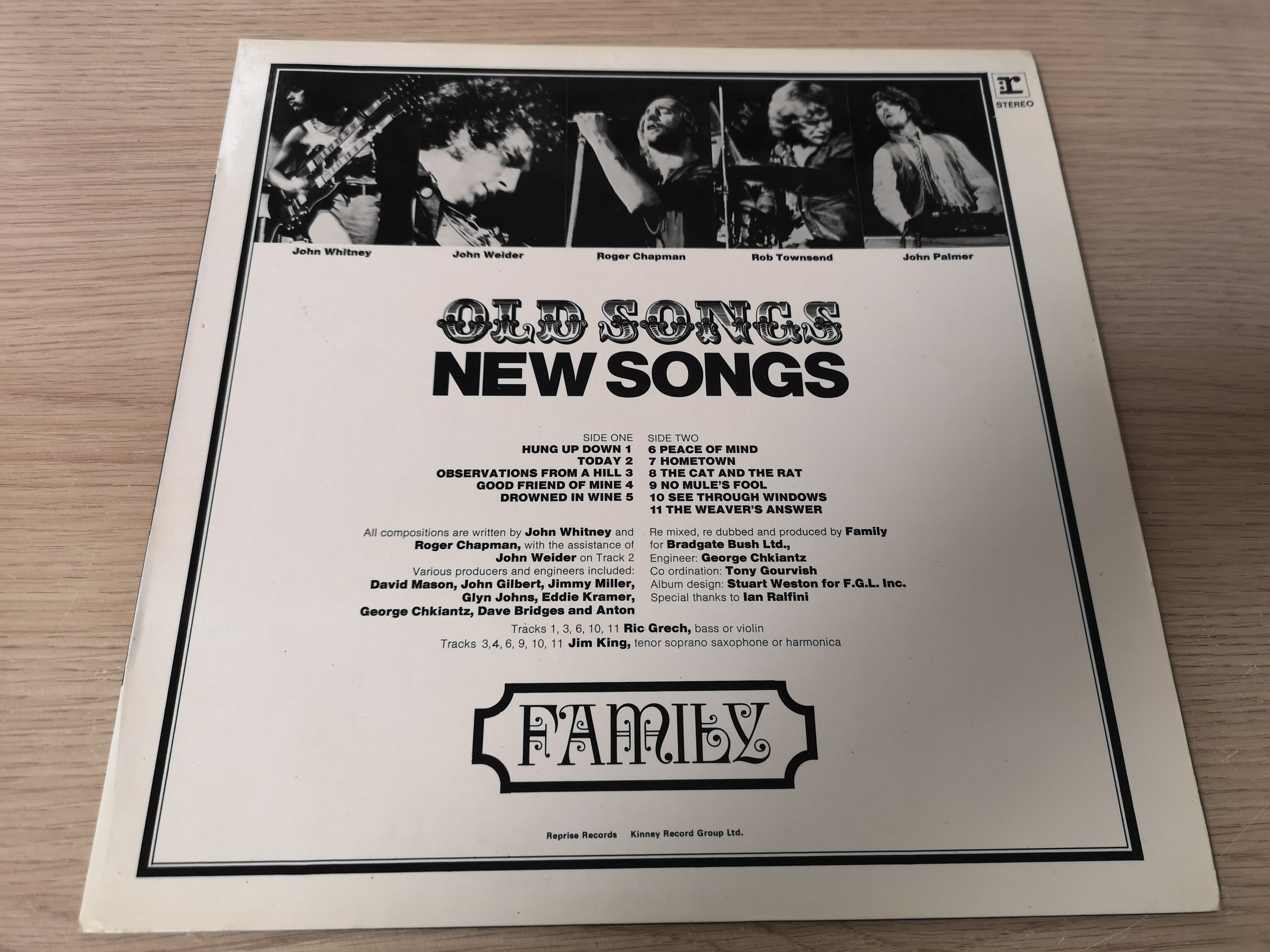 Family "Old Songs New Songs" Orig France 1971 M-/M- – bassin-maquette