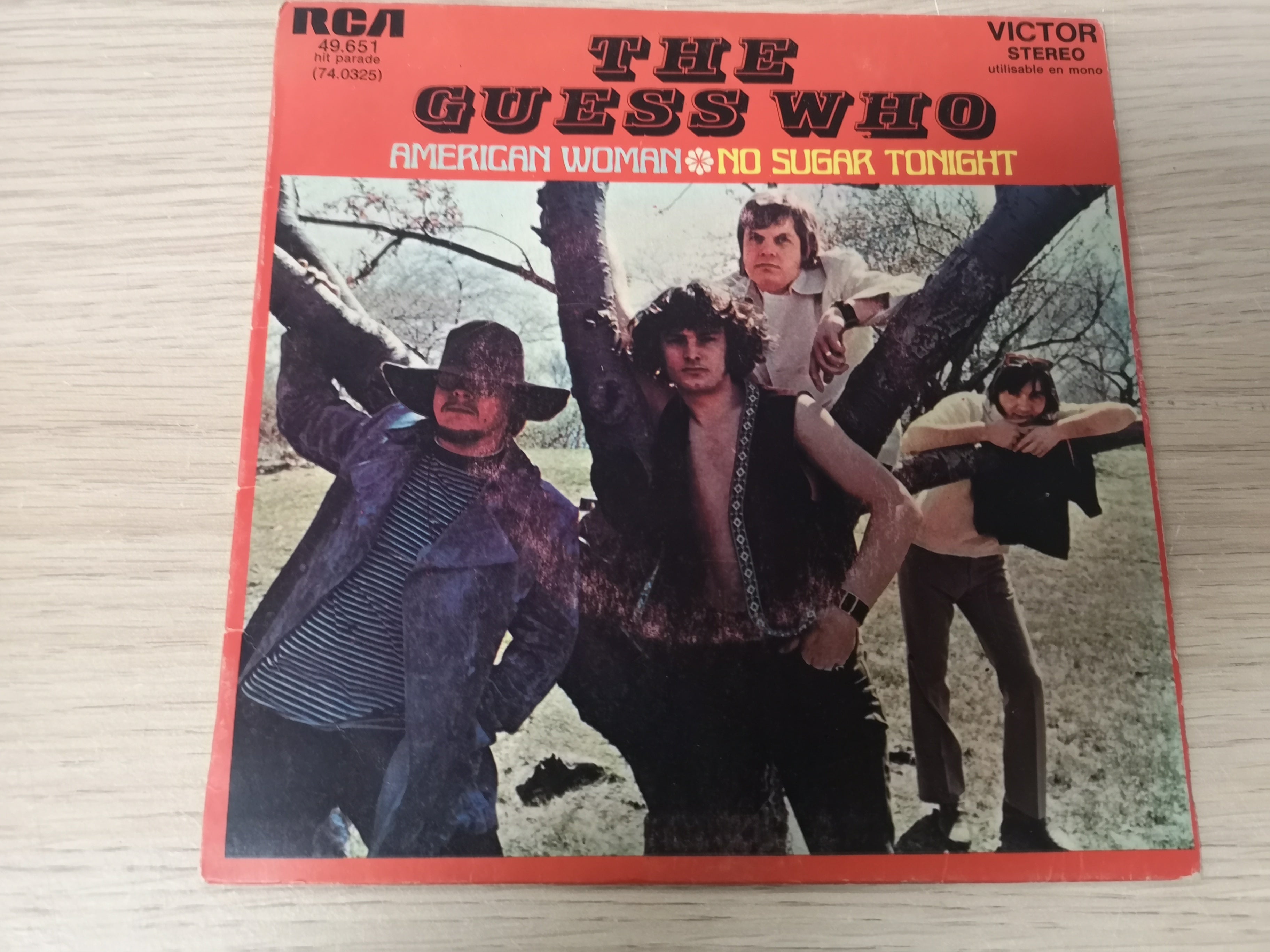 Guess Who "American Woman" Orig France 1970 EX/EX (7" Single) – bassin ...
