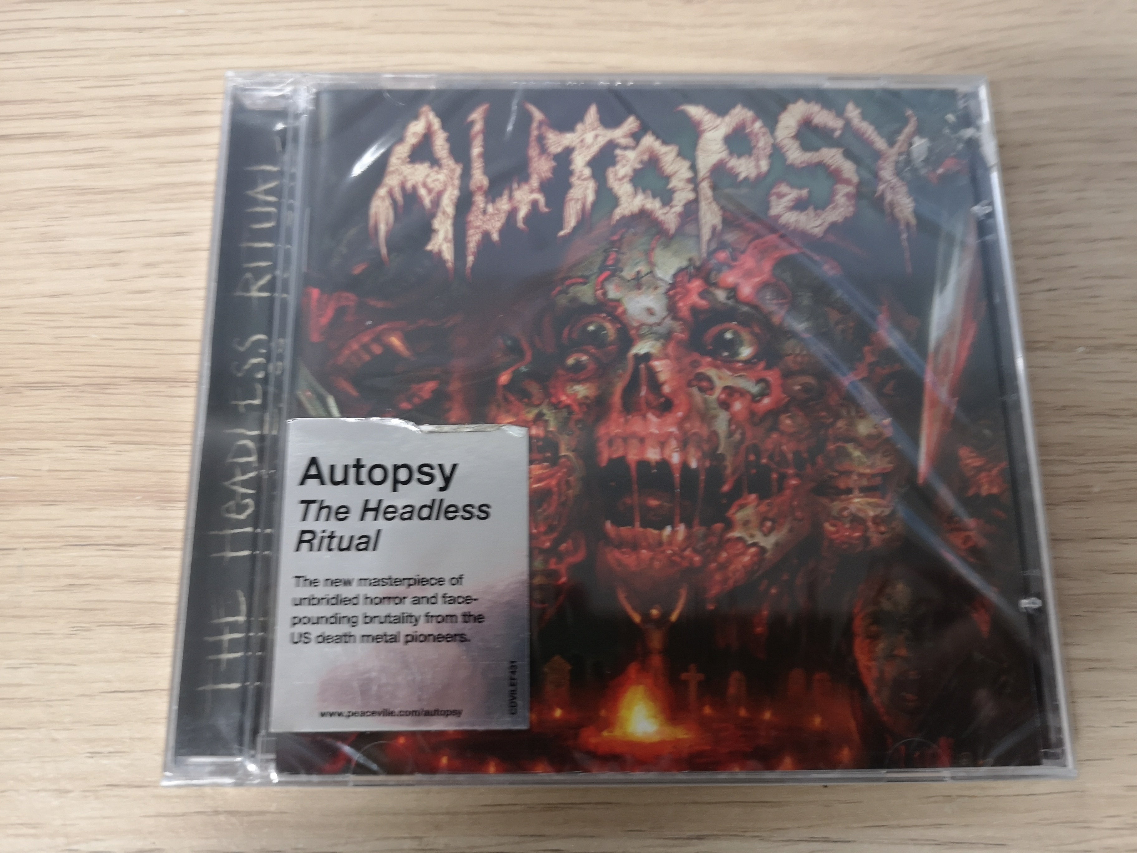 Autopsy "The Headless Ritual" Sealed UK 2013 CD – bassin-maquette