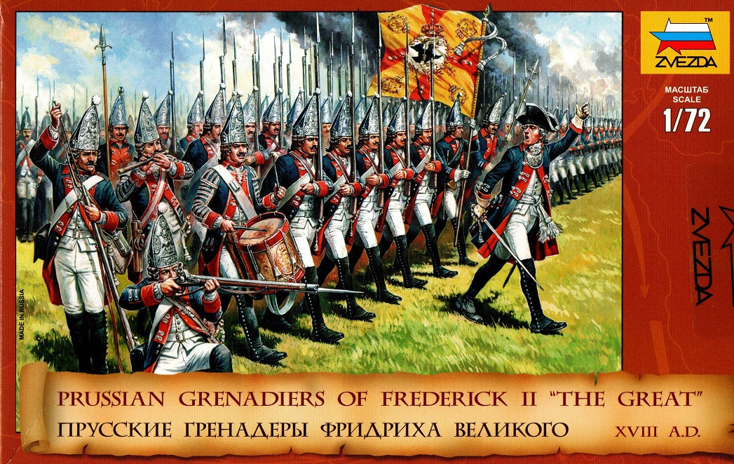 Prussian Grenadiers of Frederick II The Great XVIII century AD - ZVEZD ...
