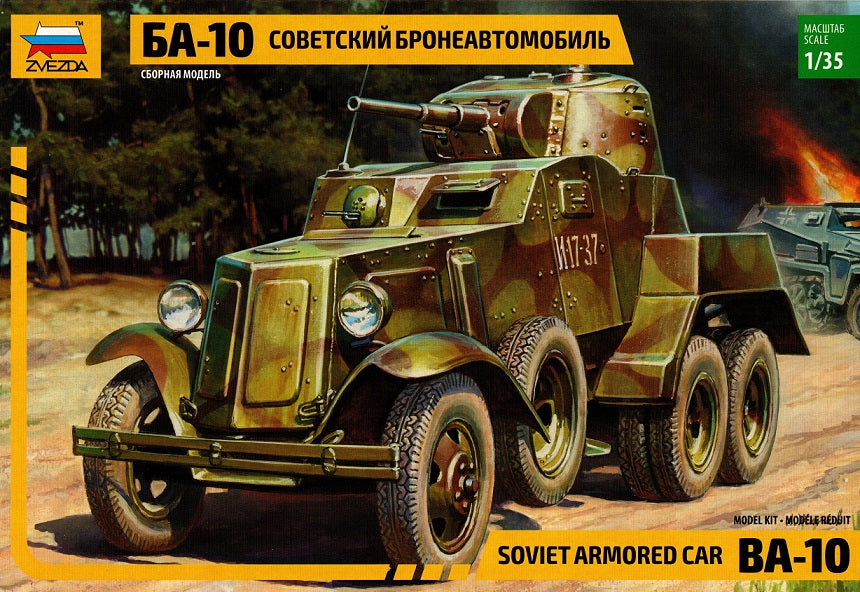 Ba-10 Soviet Armored Car - ZVEZDA 1/35 – bassin-maquette