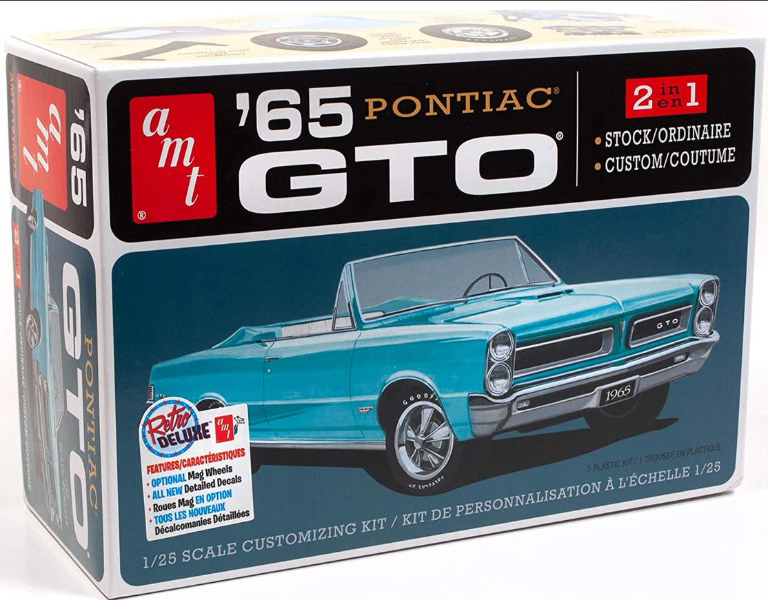 1965 Pontiac GTO - AMT 1/25 – bassin-maquette
