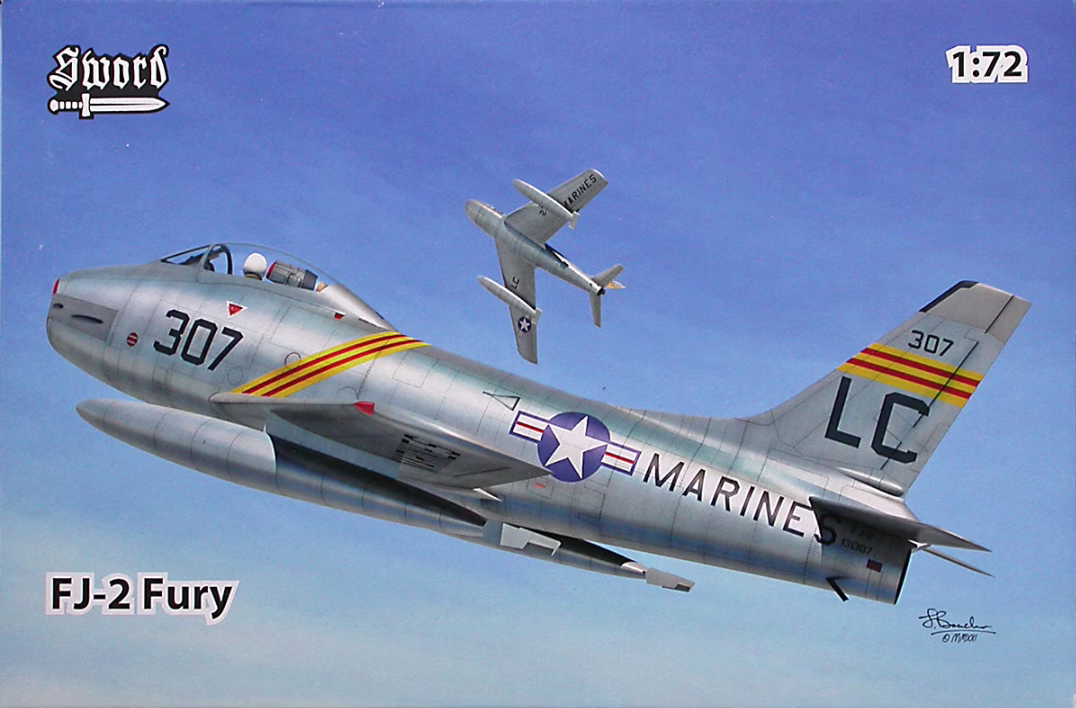 North American FJ-2 Fury - SWORD MODELS 1/72 – bassin-maquette