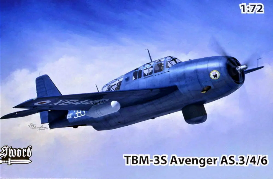 TBM-3S Avenger AS.3/4/6 - SWORD MODELS 1/72 – bassin-maquette