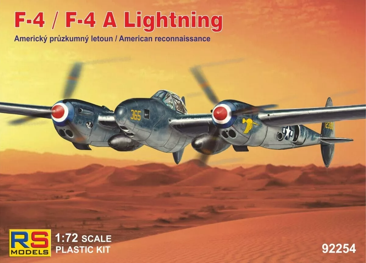 Lockheed F-4/ F-4A Lightning - American Reconnaissance - RS MODELS 1/7 ...