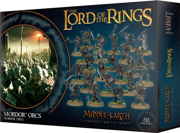Mordor Orcs - The Lord of the Rings - WARHAMMER MIDDLE EARTH / CITADEL ...