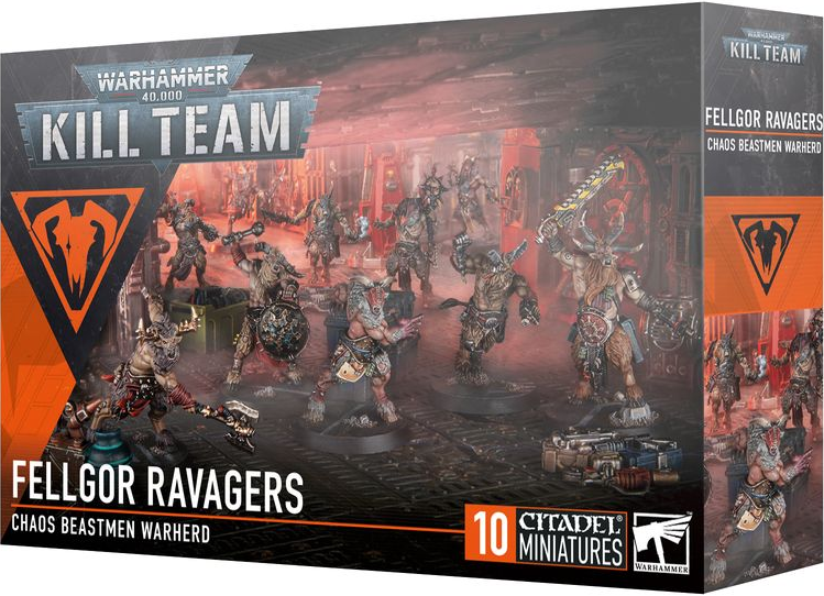 Fellgor Ravagers - Chaos Beastmen Warherd / Kill Team - WARHAMMER 40.0 ...