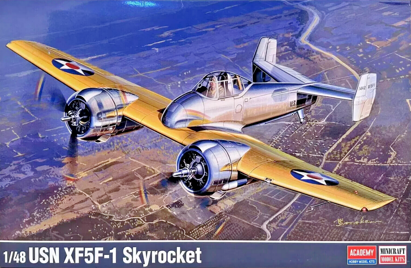 USN XF5F-1 Skyrocket - ACADEMY 1/48 – bassin-maquette