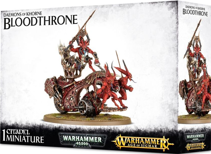 Herald of Khorne on Blood Throne - Daemons of Khorne - WARHAMMER AGE O ...