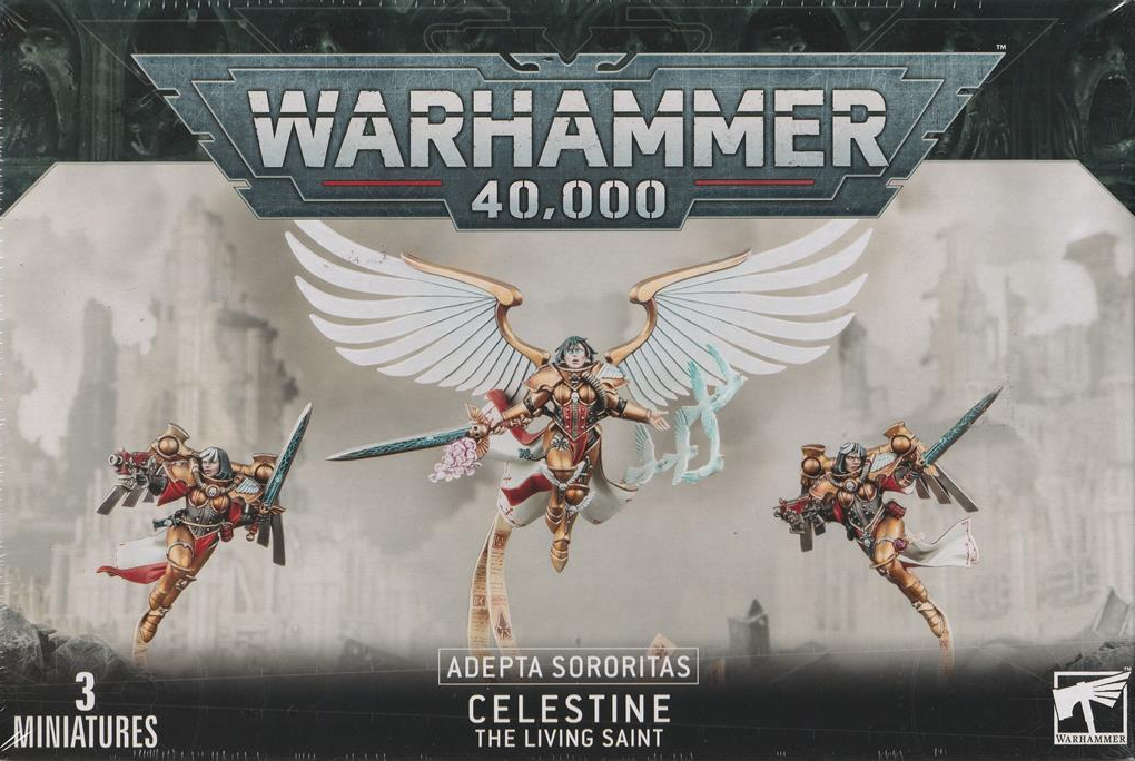 Celestine the Living Saint - Adepta Sororitas - WARHAMMER 40.000 / CIT – bassin-maquette
