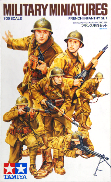 French Infantry Set - Military Miniatures - TAMIYA 1/35 – bassin-maquette
