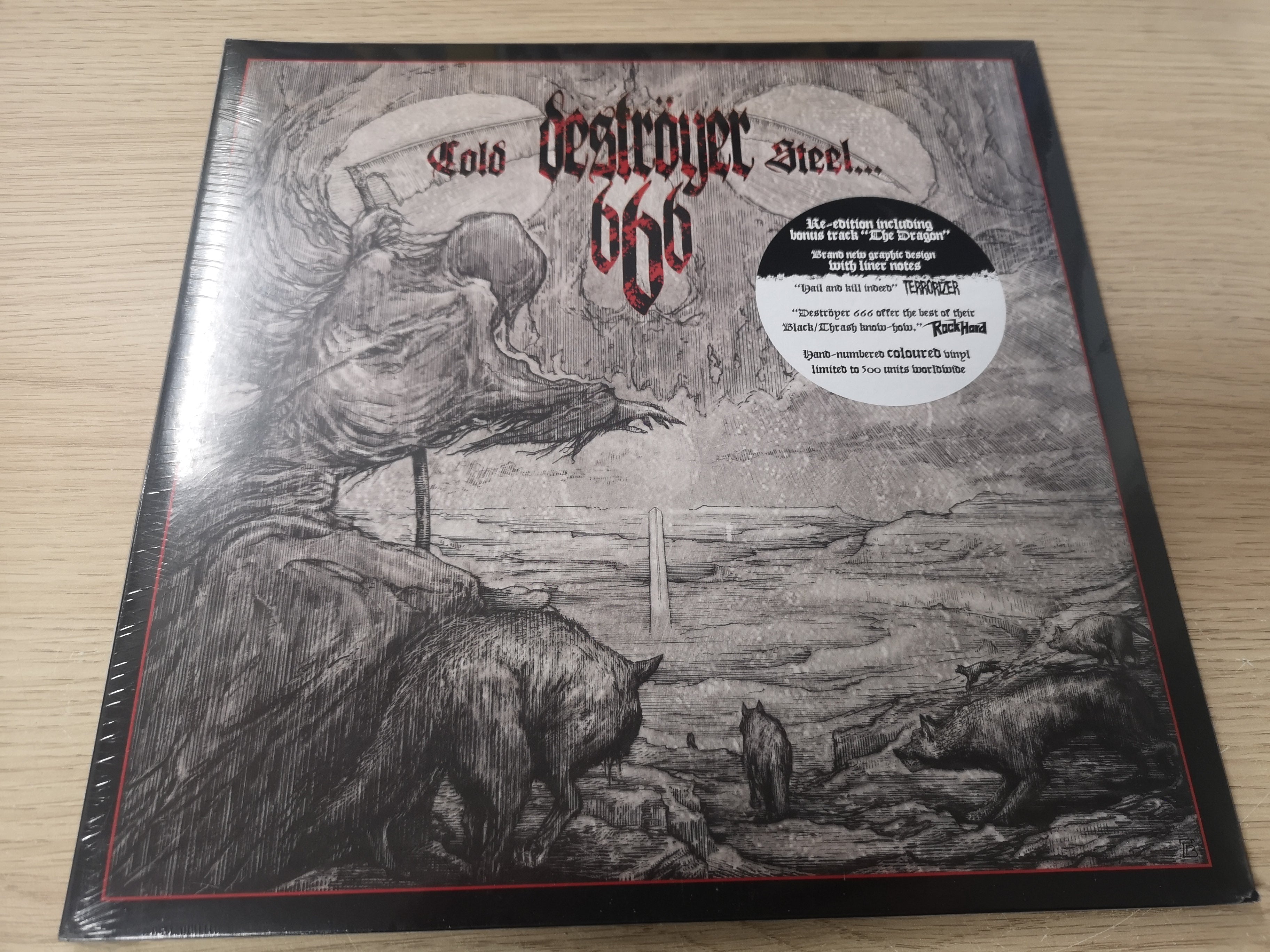 Deströyer 666 "Cold Steel" Re (Ltd 500 Copies) NEW Clear Vinyl – bassin ...