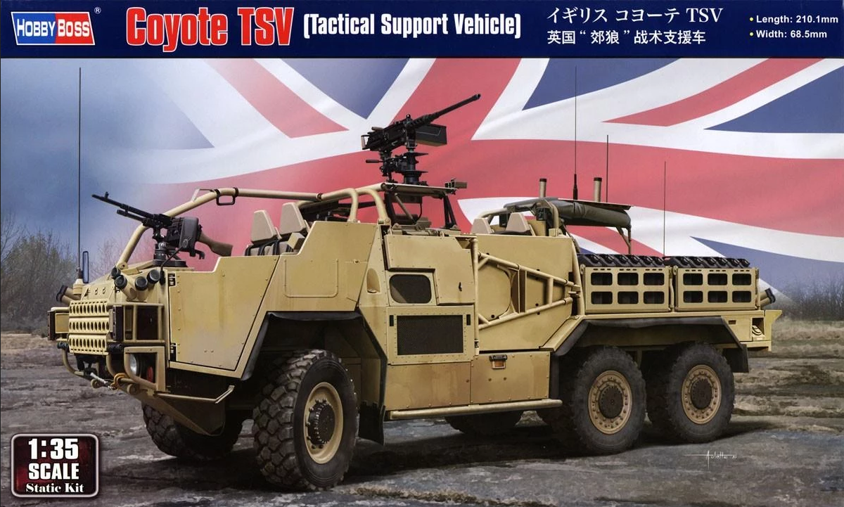 Coyote TSV - Tactical Support Vehicle - HOBBY BOSS 1/35 – bassin-maquette