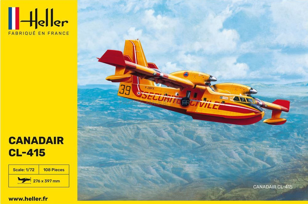 Canadair CL-415 - HELLER 1/72 – bassin-maquette
