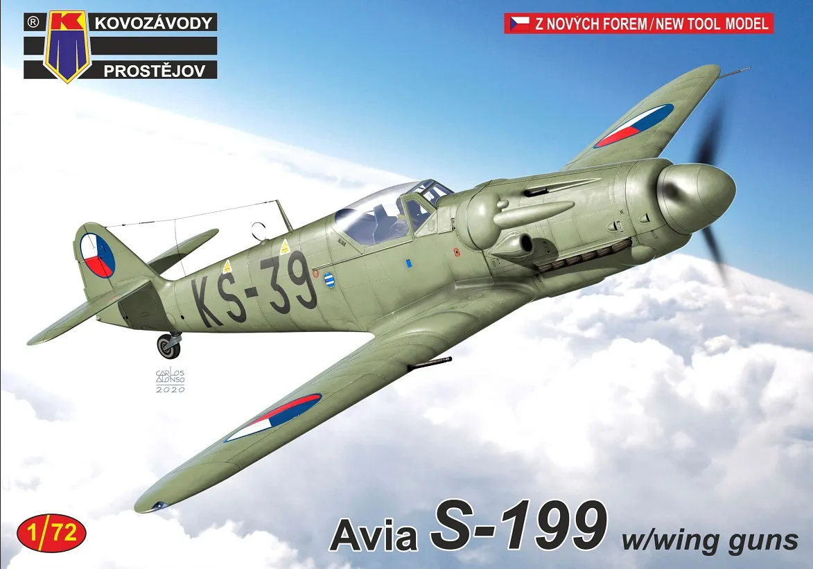 Avia S-199 w/wing guns - KP MODELS 1/72 – bassin-maquette