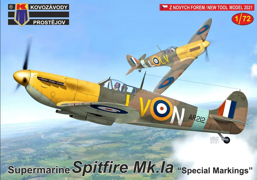 Supermarine Spitfire Mk.Ia "Special Markings" - KP MODELS 1/72 – bassin ...